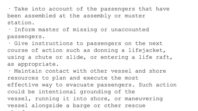 4- Emergency Situation and Shipboard Contingency Plan.pptx | Cruises ...