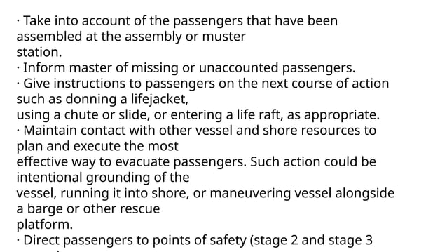 Emergency Situation and Shipboard Contingency Plan.pptx | Logistics ...