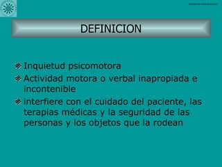 enfoque del paciente_agitado_ | PPT