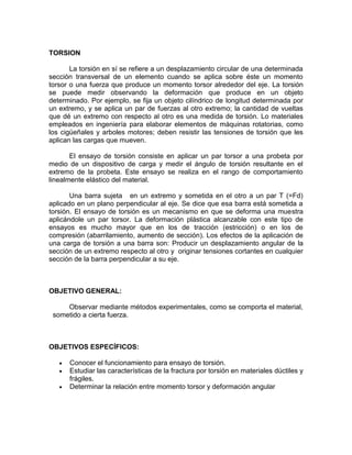 4. ensayo de torsion | DOCX
