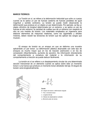 4. ensayo de torsion | DOCX