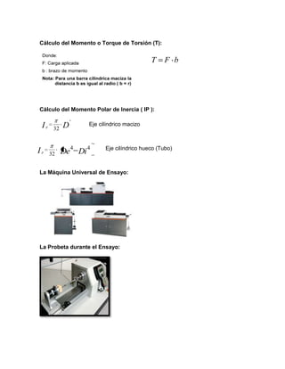 4. ensayo de torsion | DOCX