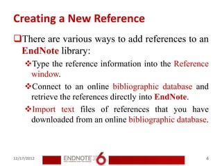 4 entering a reference | PPT