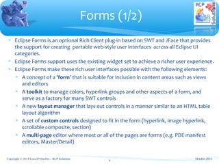 Eclipse Training - Standard Extension Points and APIs | PPT