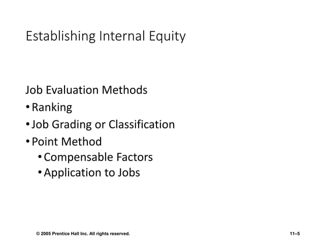 4 - Evaluating work - Job-evaluation.ppt