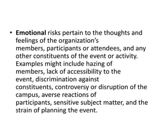 4. event management risk management | PPTX