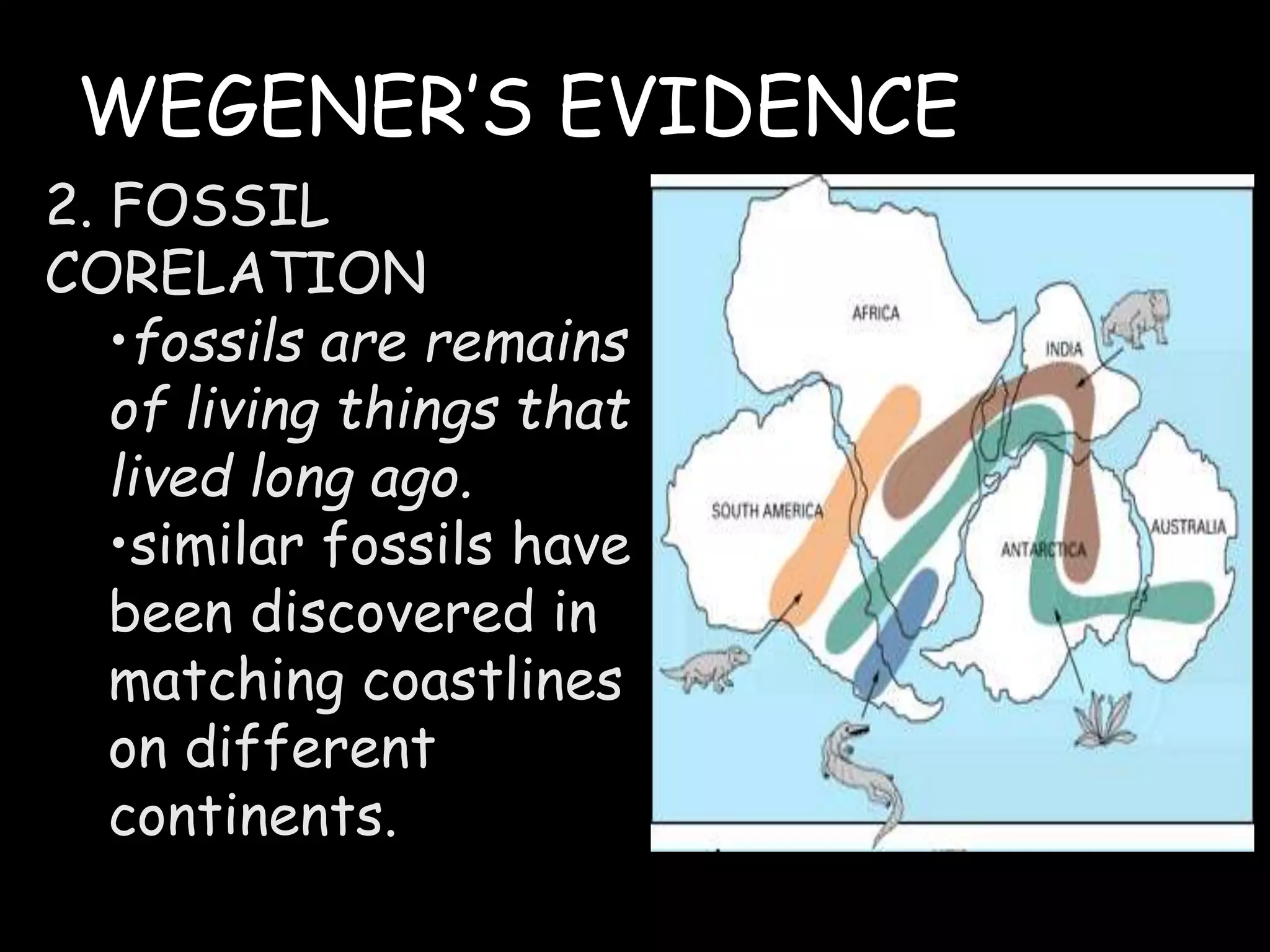 CONTINENTAL DRIFT THEORY EVIDENCES ppt | PPT