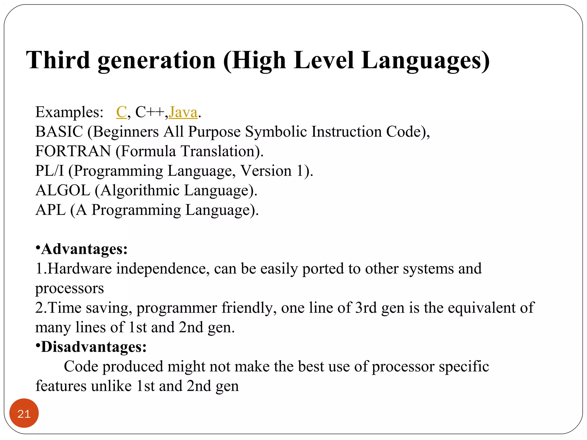 4 evolution-of-programming-languages | PPT