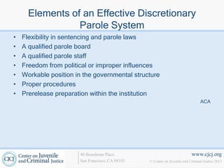 4. evolution of parole | PPTX