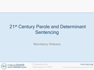 4. evolution of parole | PPTX