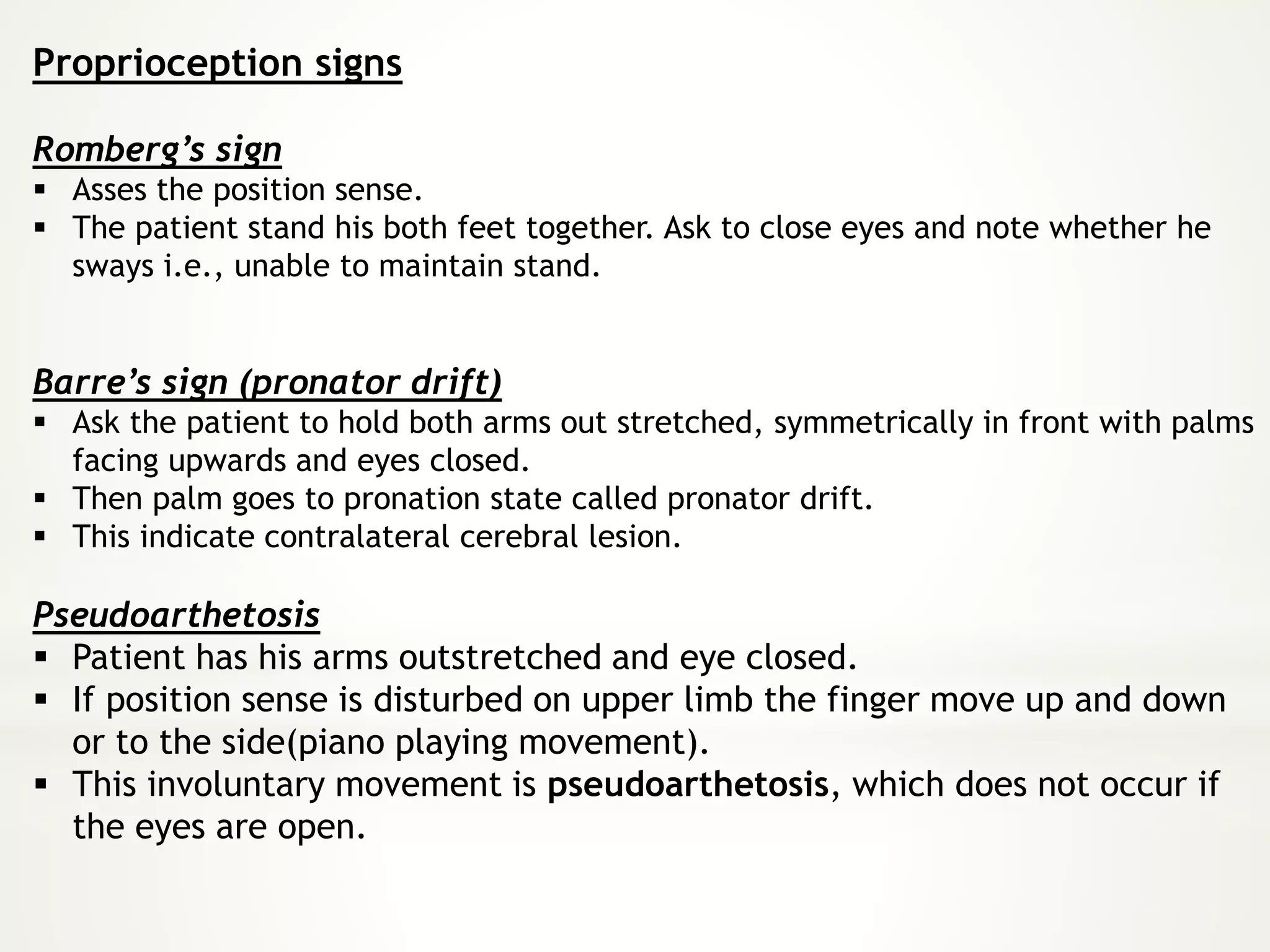 Part 4 examination of motor and sensory system | PPTX