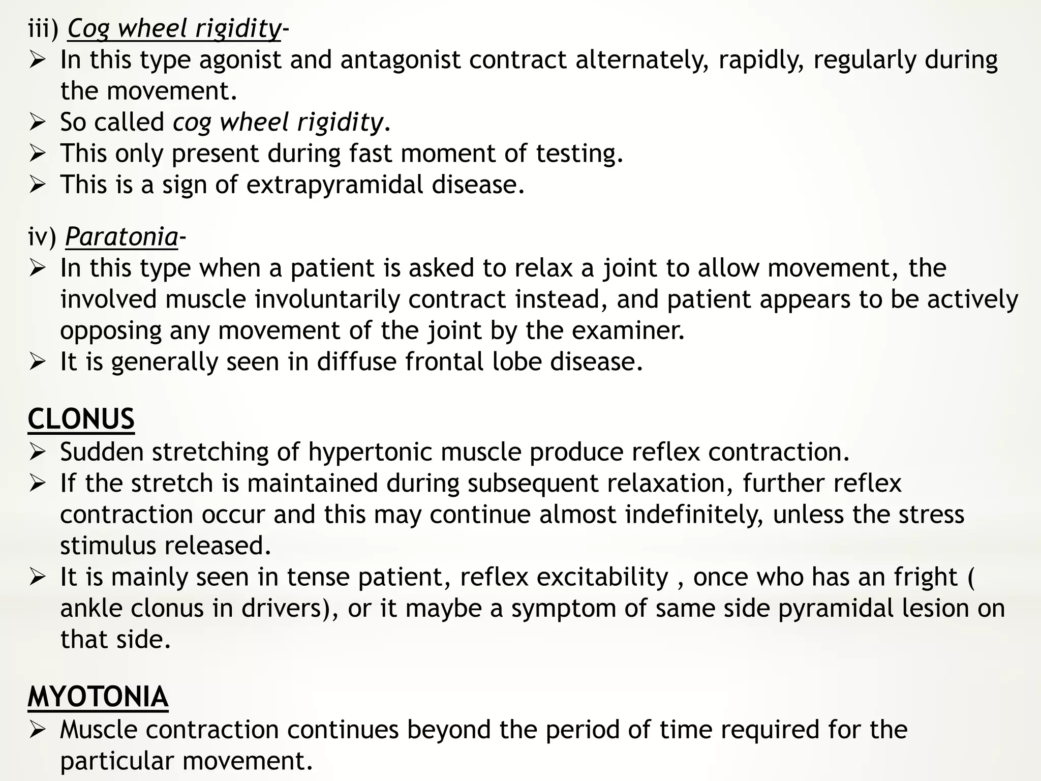 Part 4 examination of motor and sensory system | PPTX