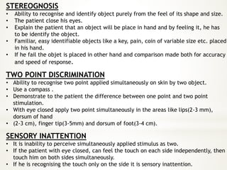 Part 4 examination of motor and sensory system | PPTX