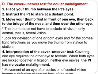 examination of the peripheral ocular system | PPTX