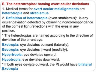 examination of the peripheral ocular system | PPTX