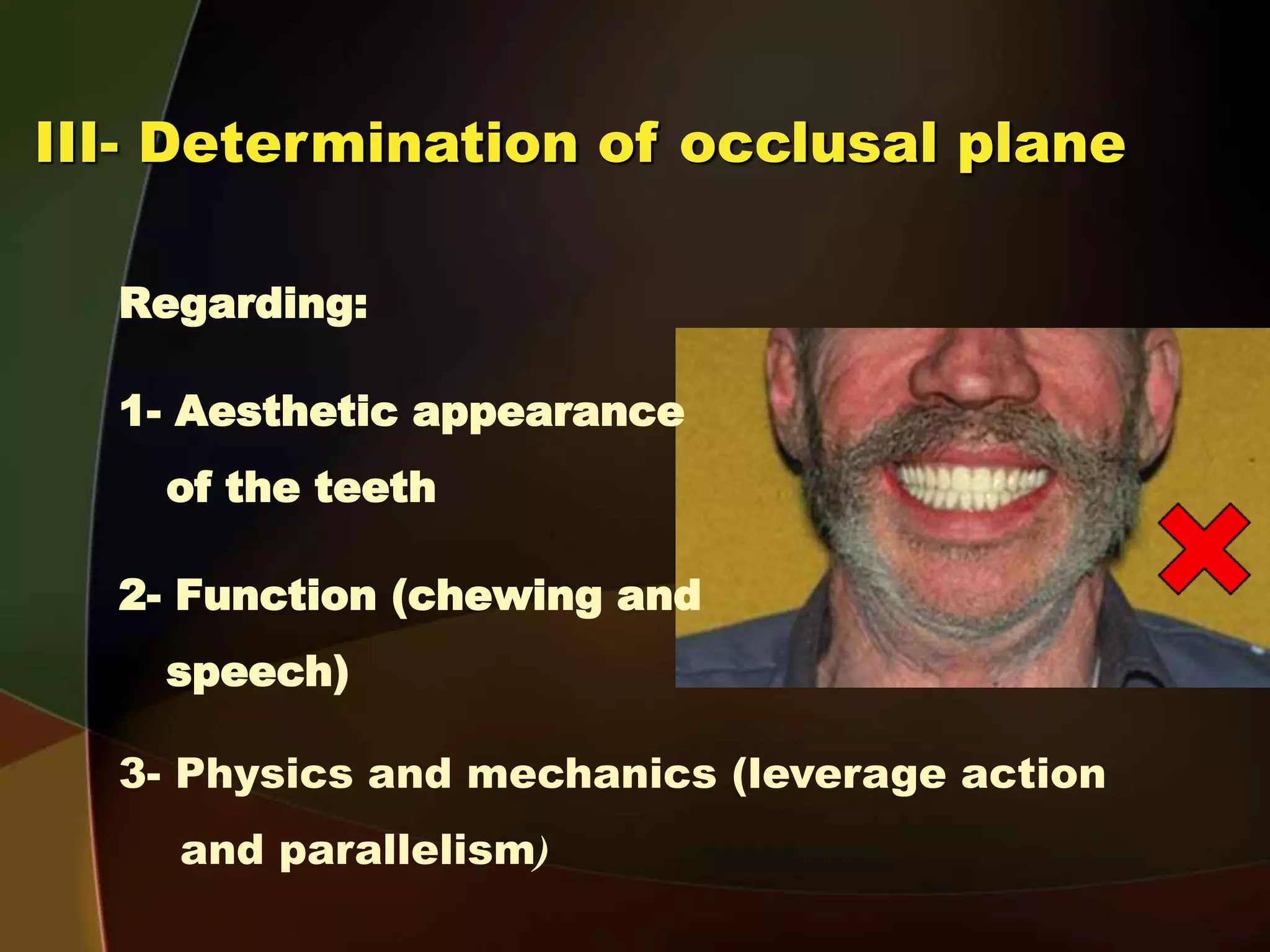 Clinical Steps for Complete Denture Construction 4- Steps of recording ...