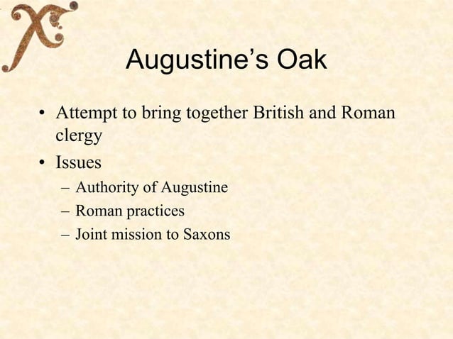 4. F2012 Christianity comes to the Anglo Saxons | PPTX | Christianity ...