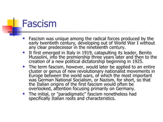 4 Fascism | PPT