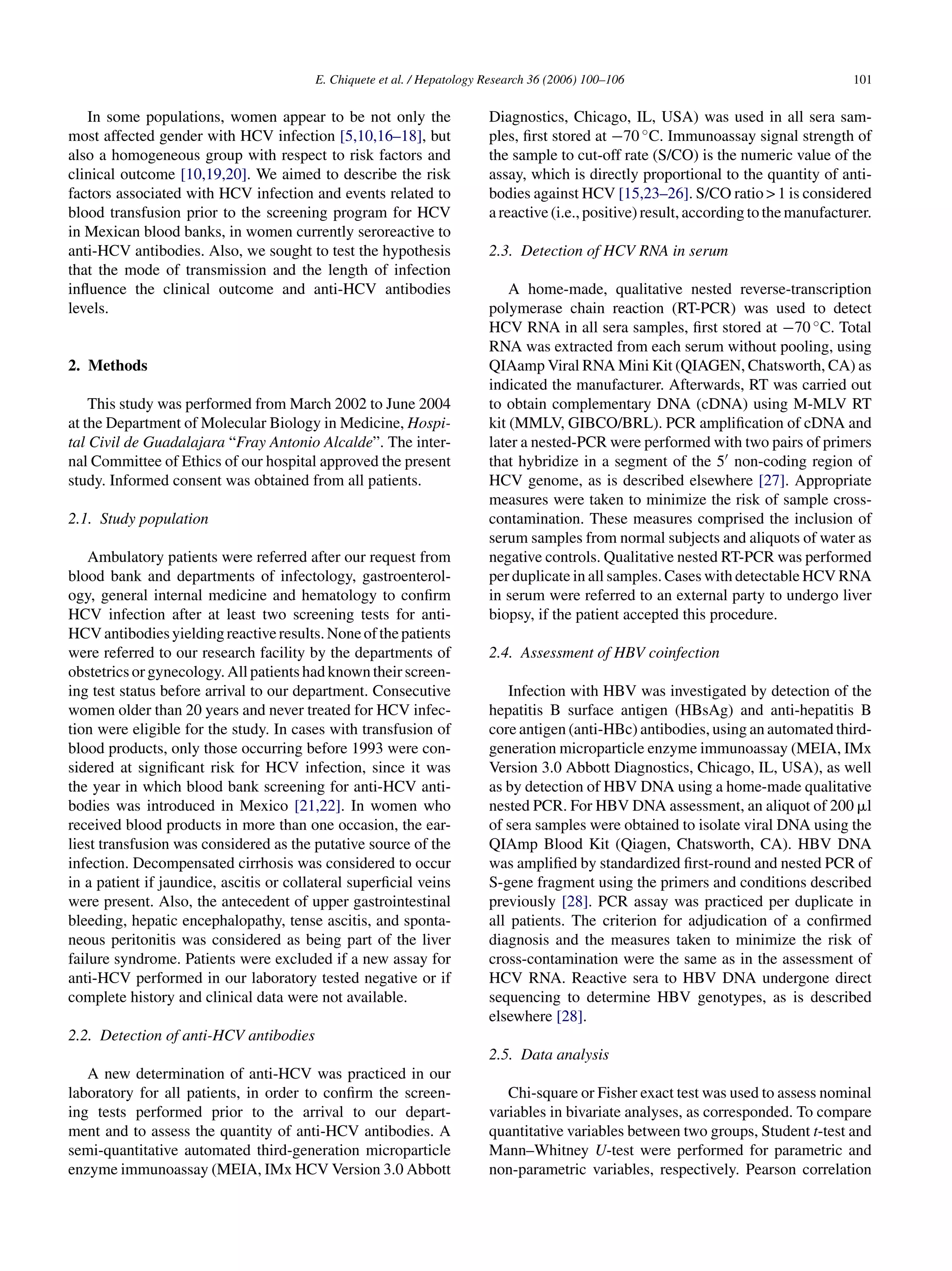 females and hcv | PDF
