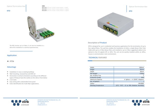 4 fiber optical socket bto | PPT