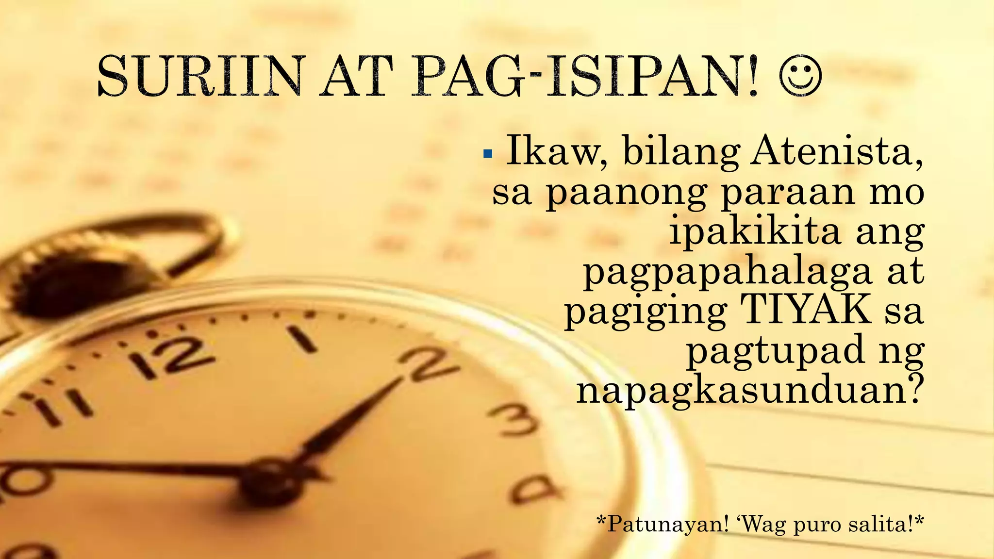 Filipino Time | PPTX