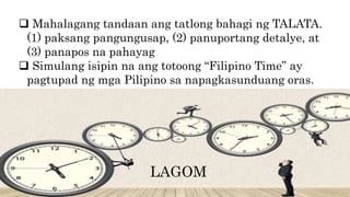 Filipino Time | PPTX