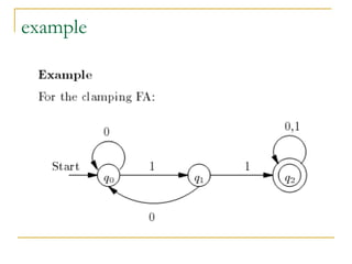 Automata theory 4-finite-automata.ppt for computer science student | PPT