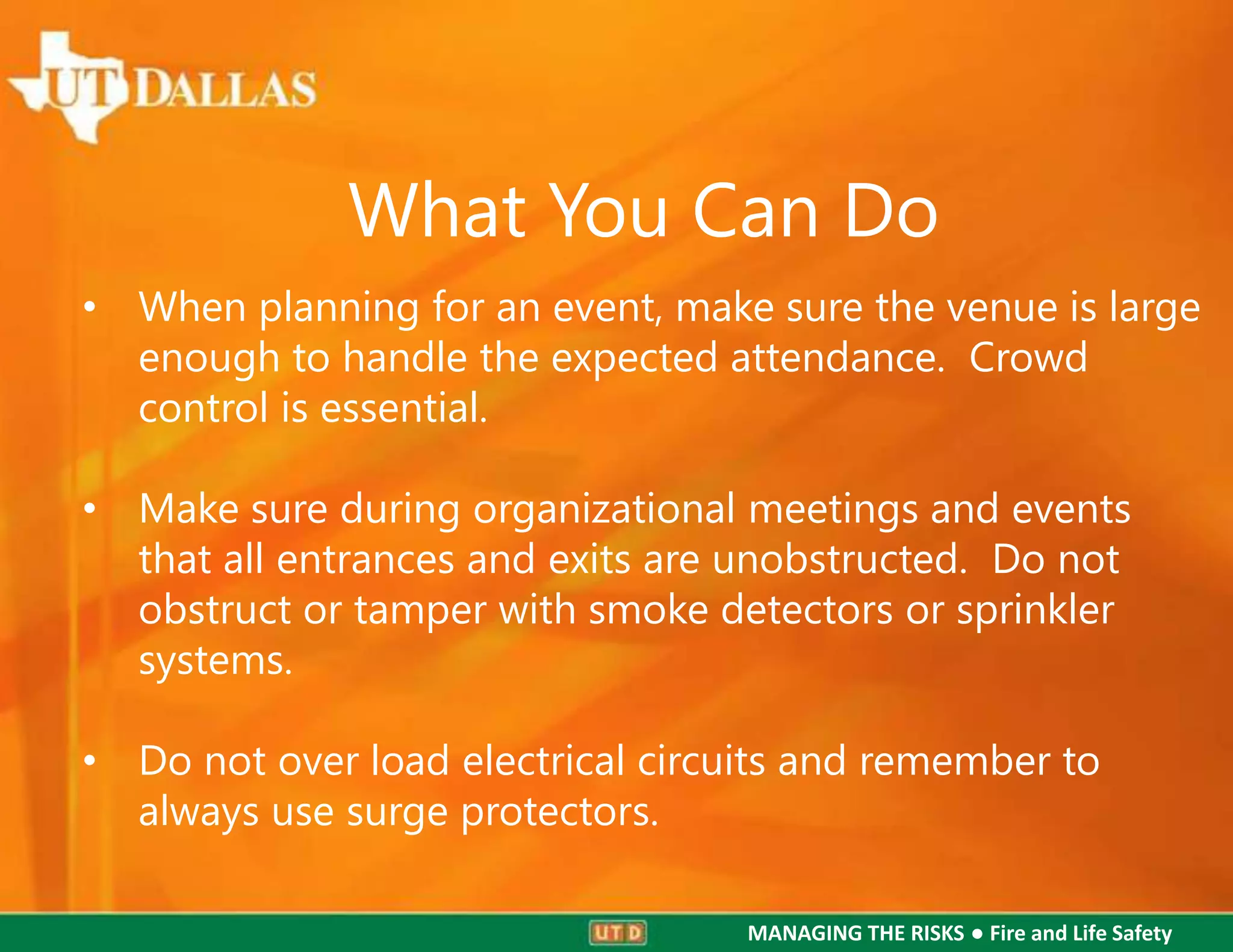 4 Fire and Life Safety - Risk Management - 4 | PPTX | First Aid | Injuries