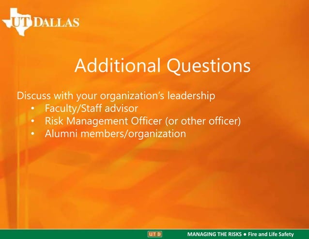 4 Fire and Life Safety - Risk Management - 4 | PPTX | First Aid | Injuries