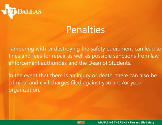 4 Fire and Life Safety - Risk Management - 4 | PPTX | First Aid | Injuries