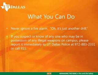 4 Fire and Life Safety - Risk Management - 4 | PPTX | First Aid | Injuries