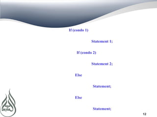 4 flow control statements | PPT