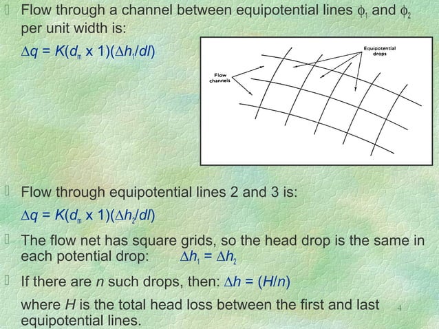 Drainage Engineering (Flow Nets) | PPT