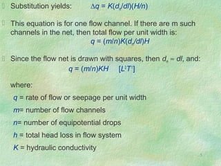 Drainage Engineering (Flow Nets) | PPT