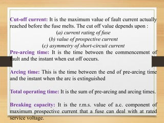 Fuse- Power system Protection | PPTX