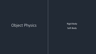 4-Game Physics (Game Design and Development) | PDF