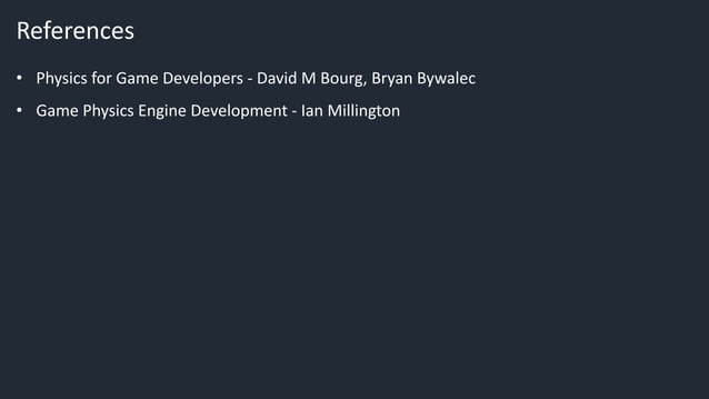 4-Game Physics (Game Design and Development) | PDF