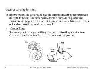 4. gear manufacturing | PPTX