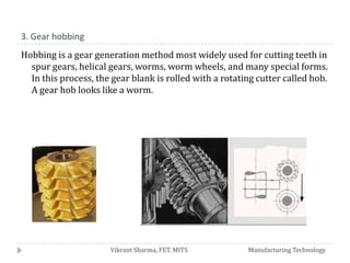4. gear manufacturing | PPTX