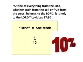 4. Giving God's Money | PPTX