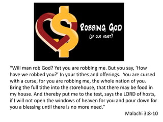 4. Giving God's Money | PPT