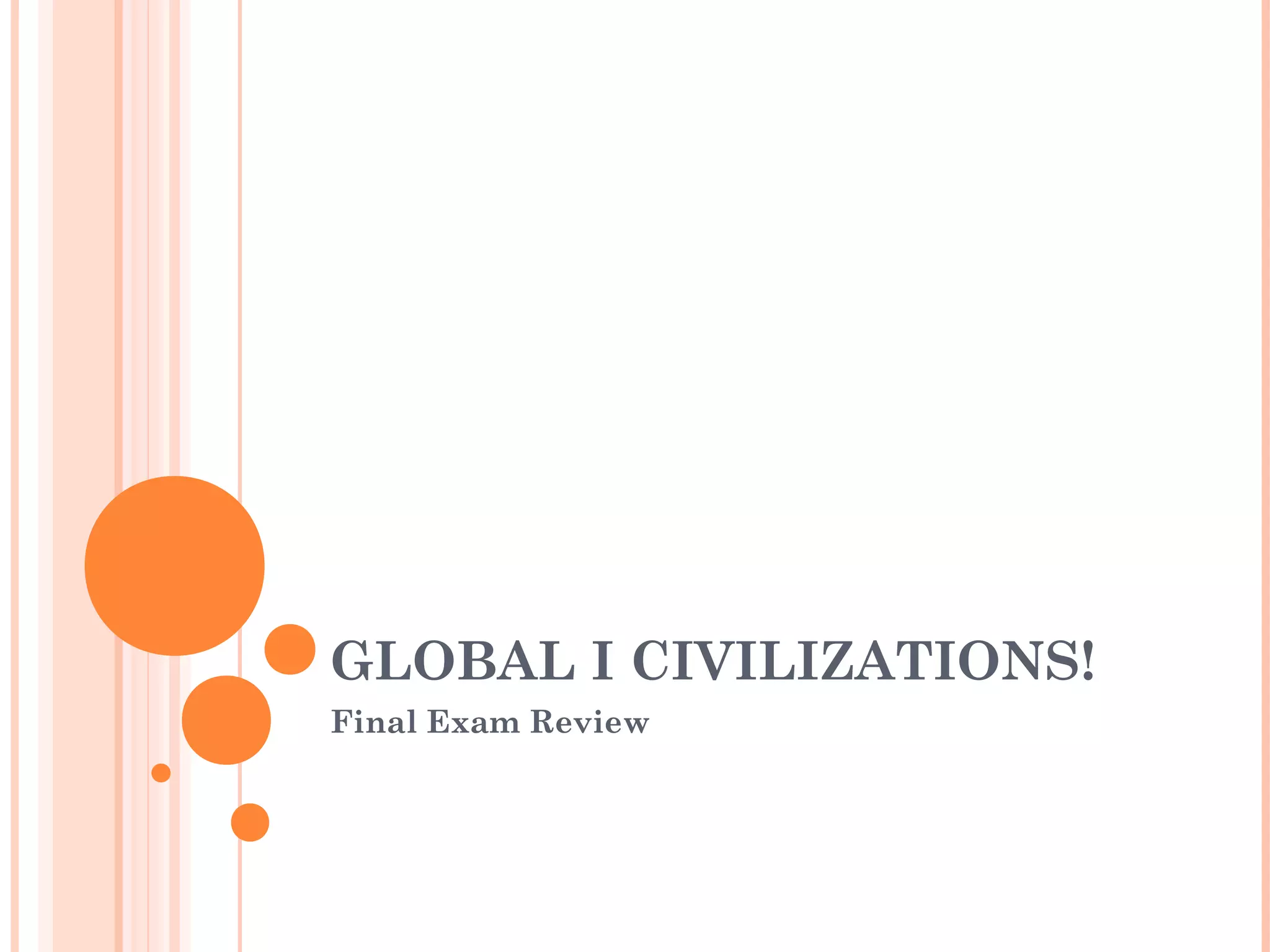 Review Unit 4 Global I Civilizations | PPT
