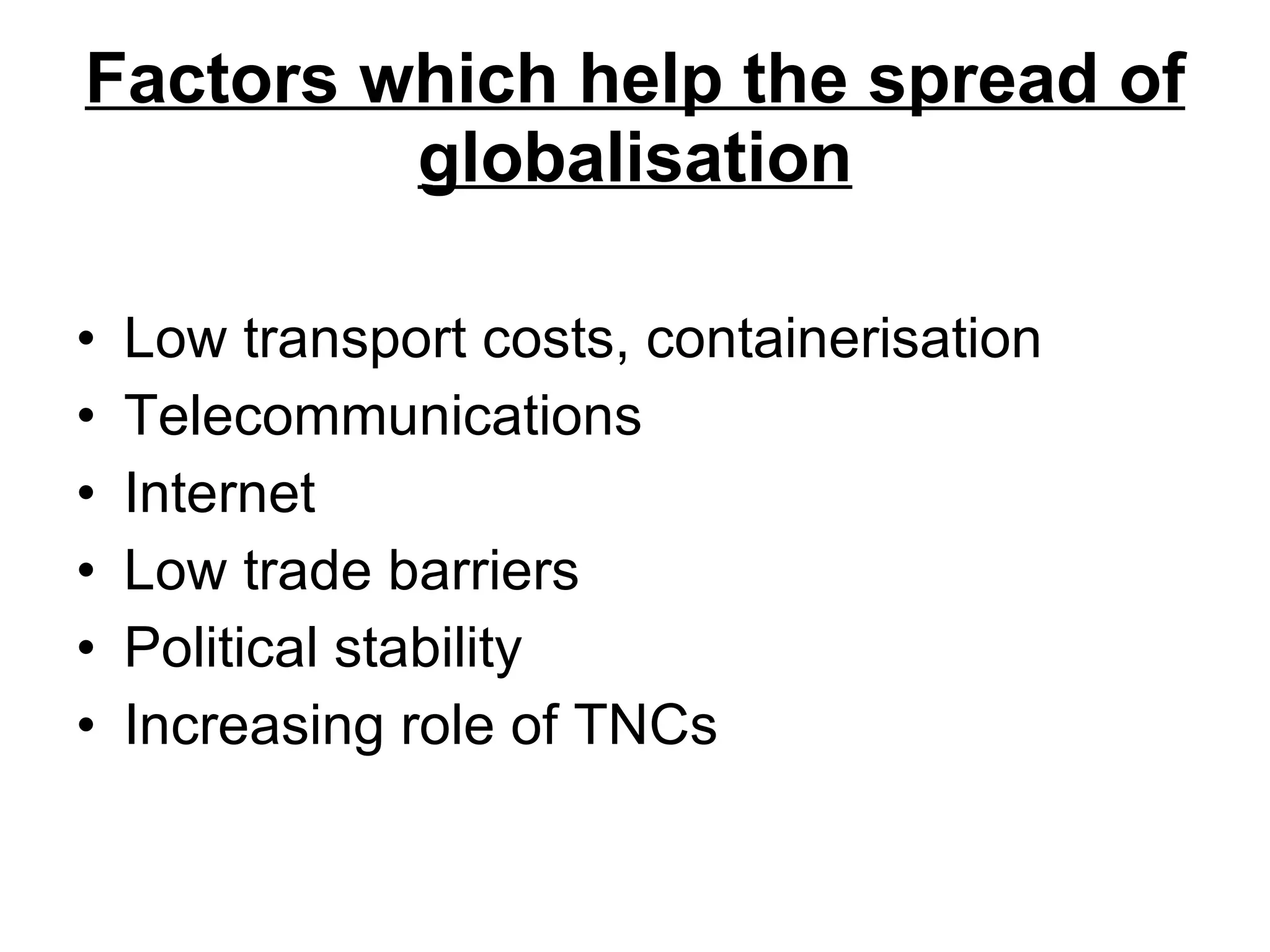 4 Globalisation Economic Powerpoint | PPT
