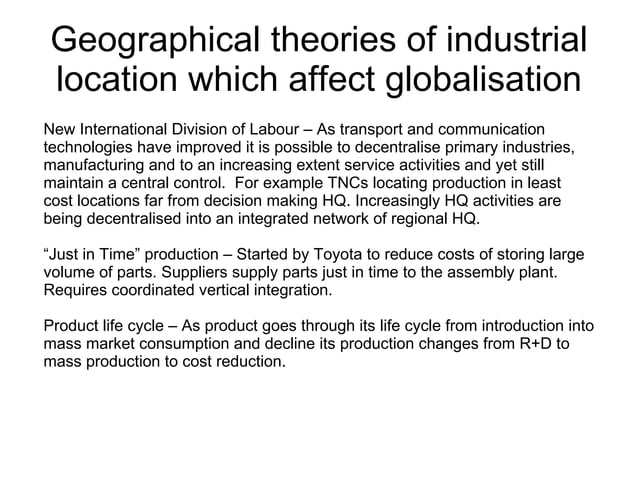 4 Globalisation Economic Powerpoint | PPT
