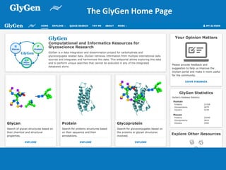 GlyGen Warren Workshop in Boston | PPT