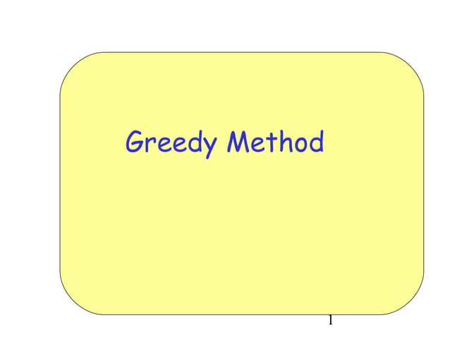 4 greedy methodnew | PPT