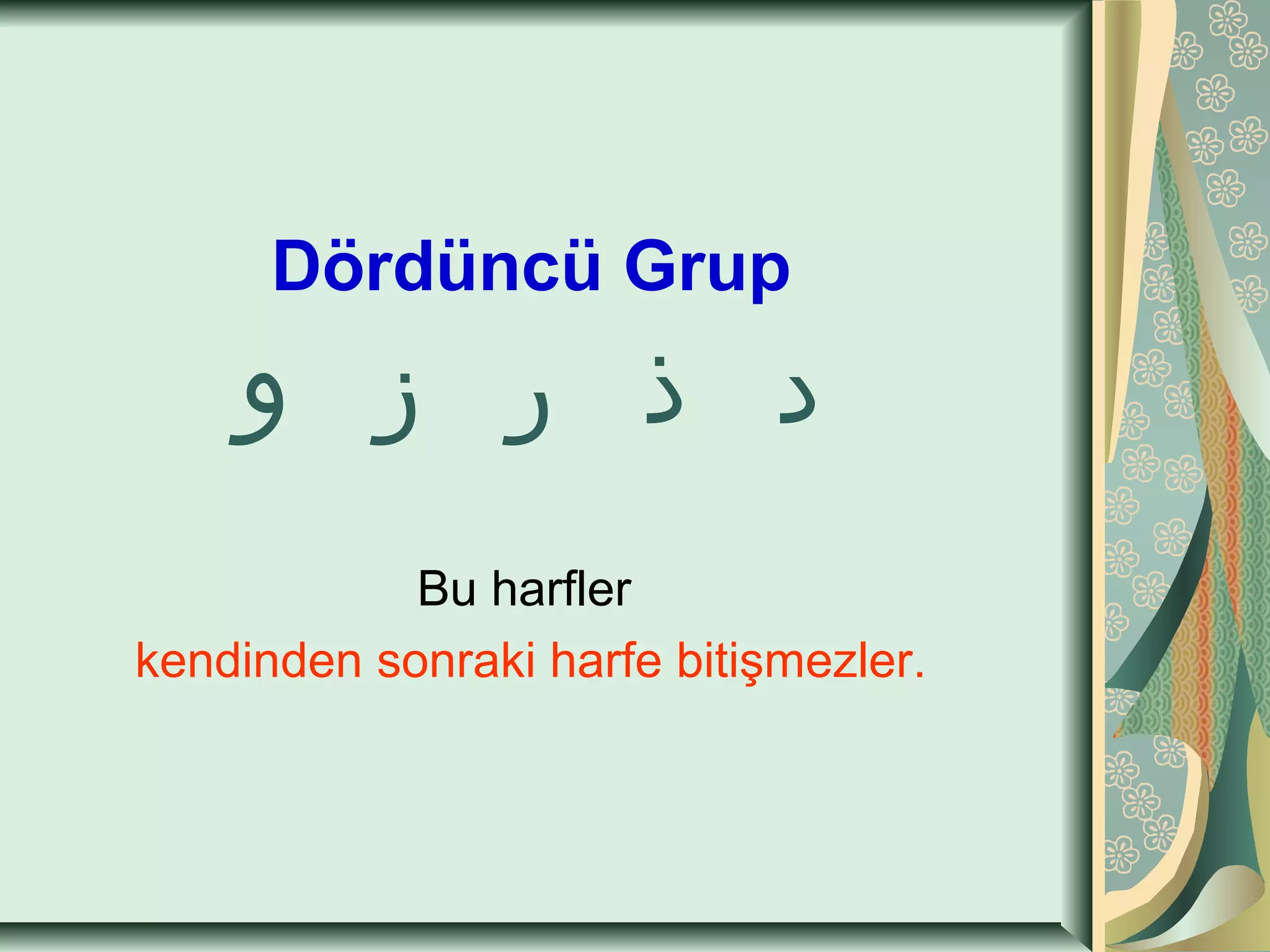 4. grup elif-bâ - harfler | PPT
