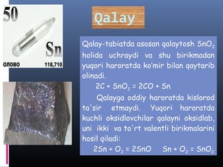 To'rtinchi asosiy guruhcha elementlari | PPT