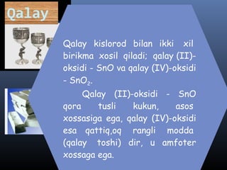 To'rtinchi asosiy guruhcha elementlari | PPT