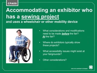 The Winning Plan: Scenarios for Inclusion and Access | PPT